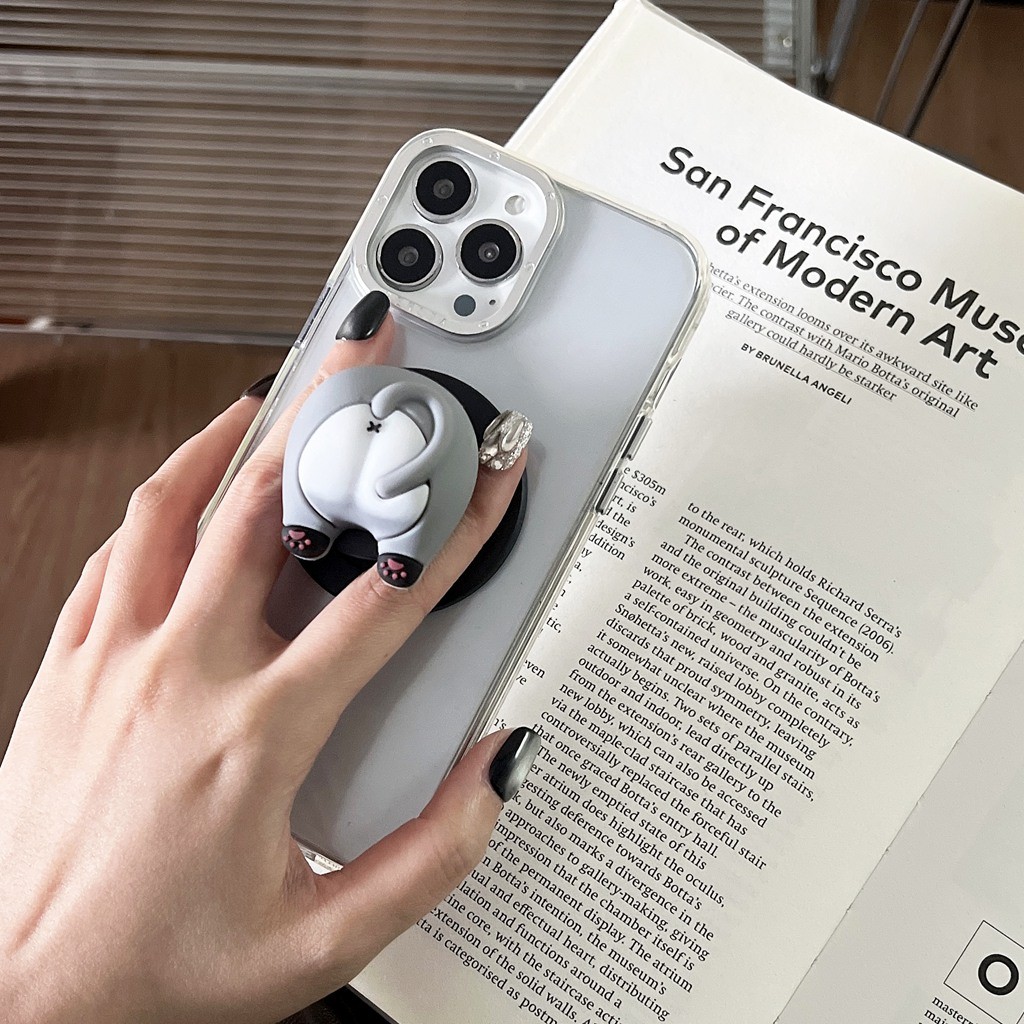 Magnetic Attraction Phone Holder Stand Creative Cute Cat Paw Design ...