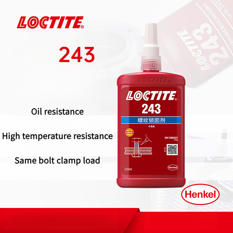 LOCTITE Thread Fastening Adhesive 243 250ml High Temperature Resistant ...