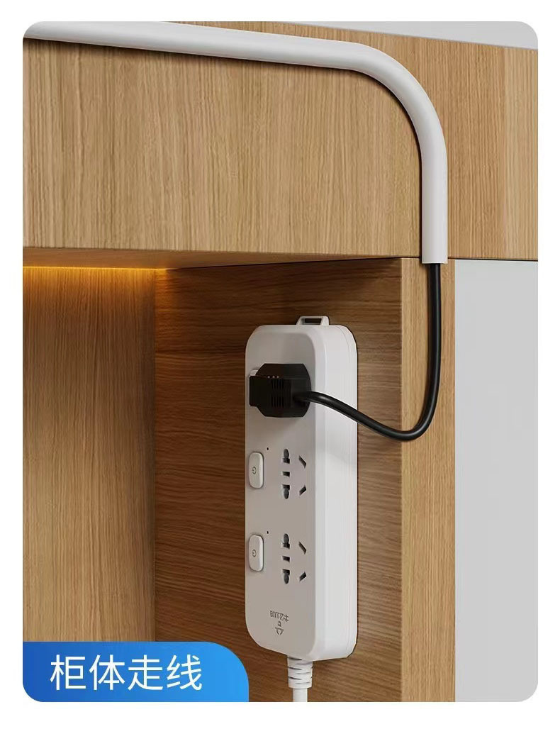2 Meters PVC Wire Trunking Self-Adhesive Cable Trunking Open-Mounted ...