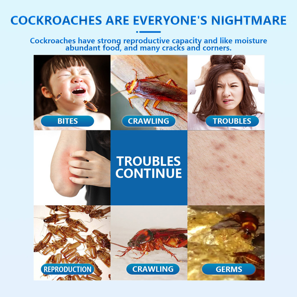 Eco Friendly Gel Ant Bait Semut Lipas Ubat 10g Cockroach&Lizard Bait Needle Tube Design 蚂蚁胶饵 ...