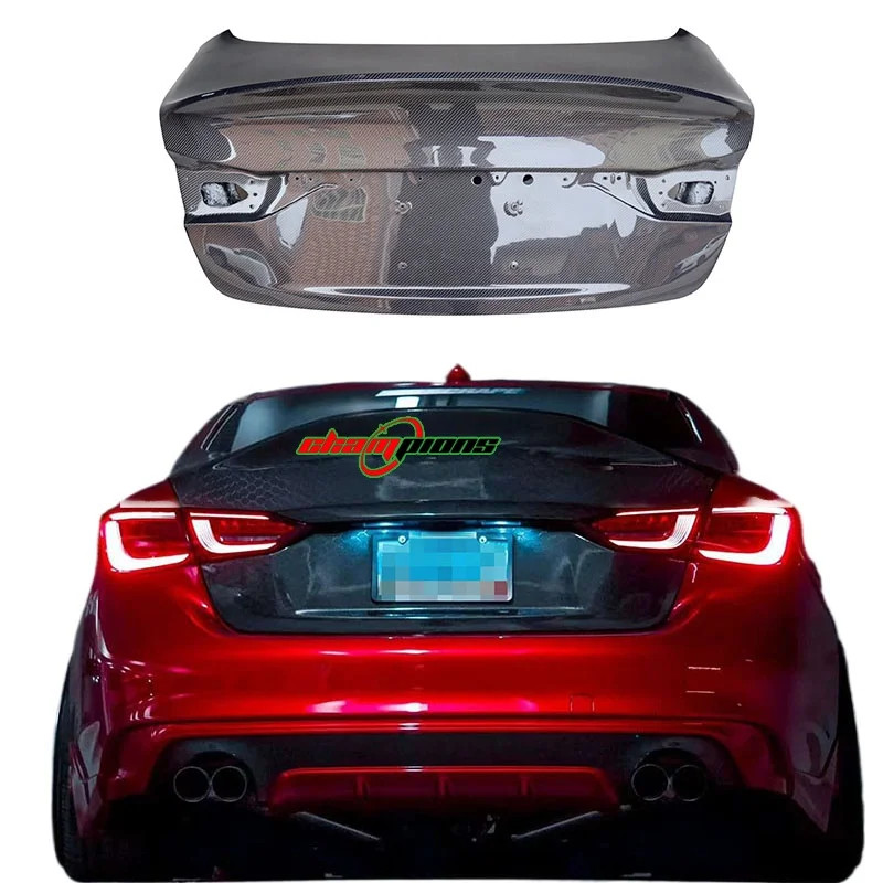 CP style Carbon Fiber Rear Duckbill Boot Trunk for Infiniti Q50 Q50L 4-Door 14-17 | Shopee Malaysia