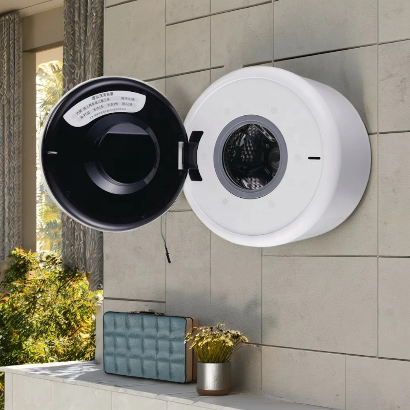 Hanging Wall Mounted 8L Fully Automatic Mini Washing Machine With Spin ...