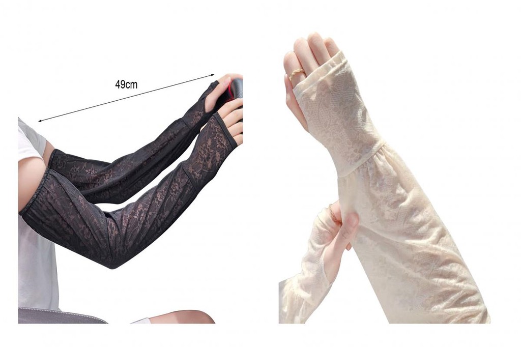 Fi Arm Cover with Floral Embroidery Photo Shoot Arm Accessory Floral ...