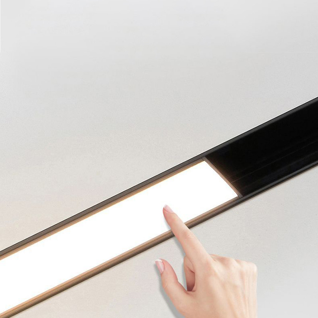 LED Magnetic Track Light Magnet Pendant Lamp Grille Folding Flood Spot ...