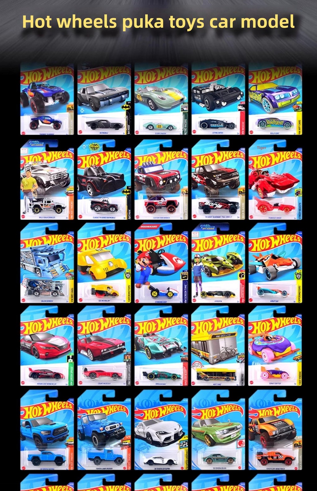 Hot Wheels Monster Trucks FYJ44 – 2025 25G Dino Pickup & Off-Road ...