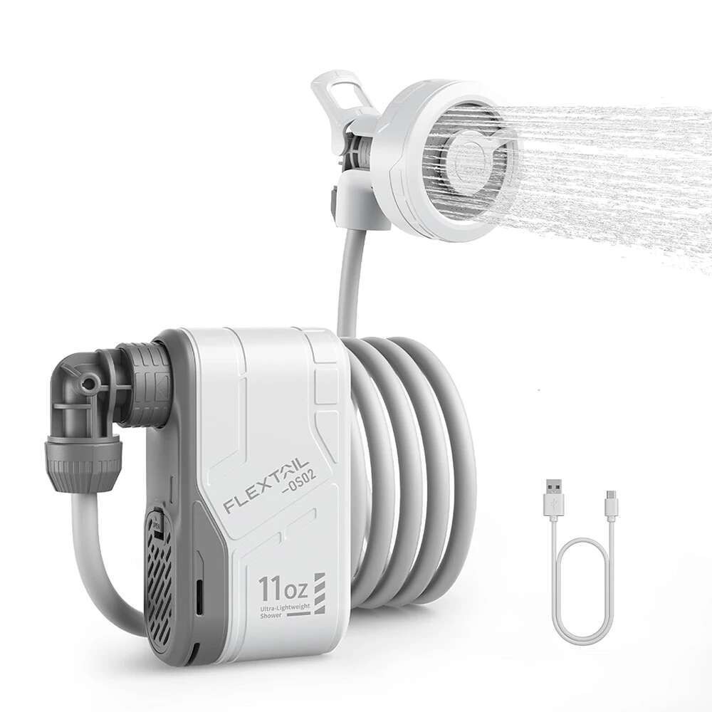 FLEXTAIL MAX SHOWER - Portable Electric Shower Pump IPX7 Waterproof for Outdoor Shower, Car ...