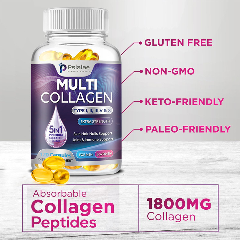 MULTI COLLAGEN - 5-in-1 Premium Collagen Blend - Nourishes Skin ...