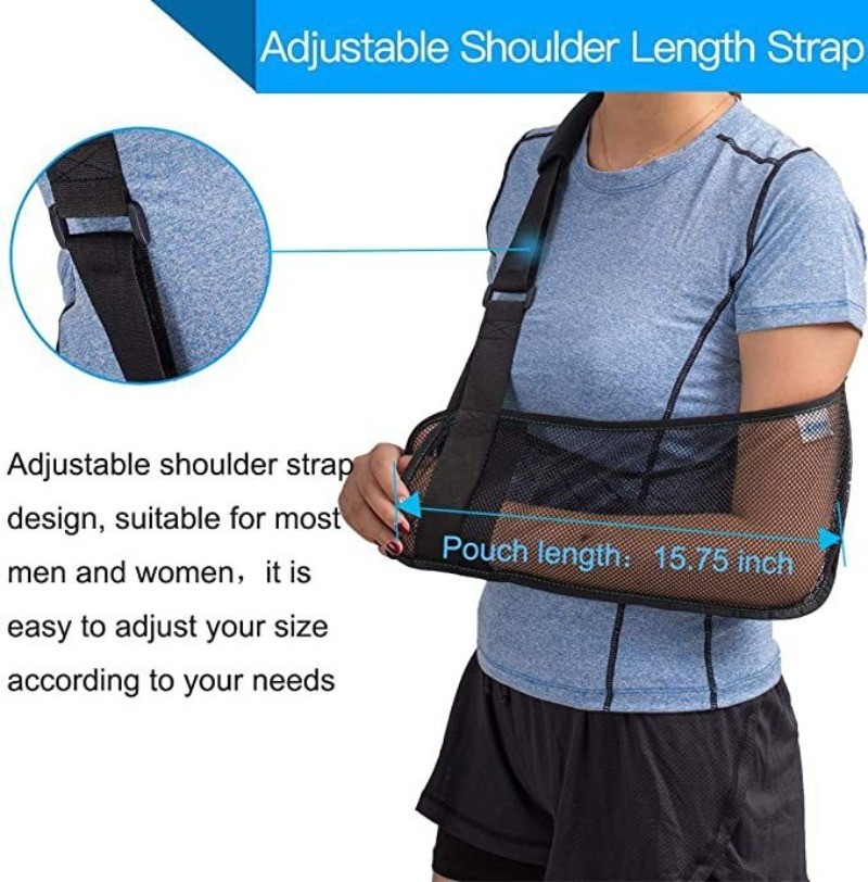 Arm Fixer Mesh Breathable Adjustable Arm Support Strap Arm Shoulder ...