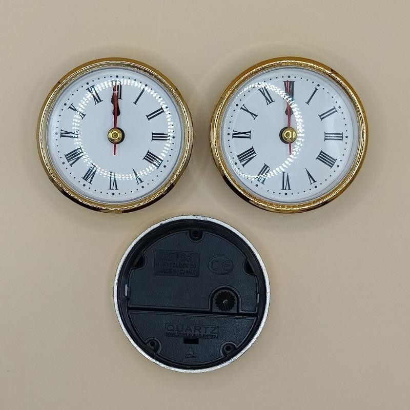 4/2PCS Clock Quartz Movement Round Clocks Head Insert Classic Clock ...
