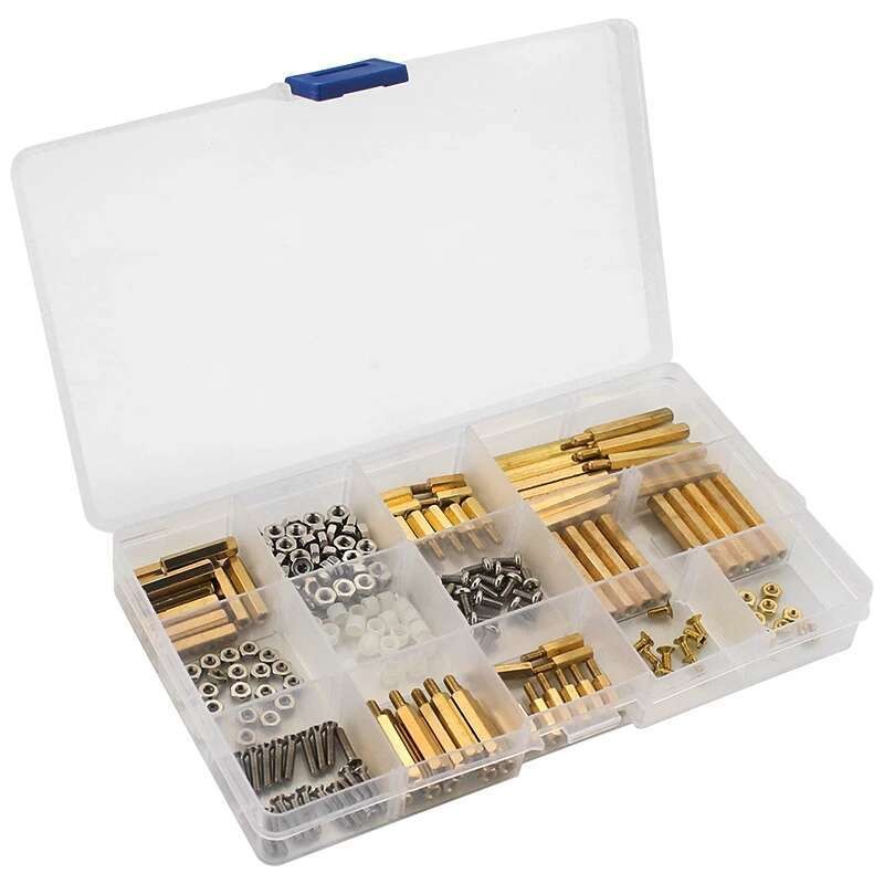 VN 210 Pcs Raspberry Pi Screws Set M2.5 M3 Copper Metal or Plastic ...