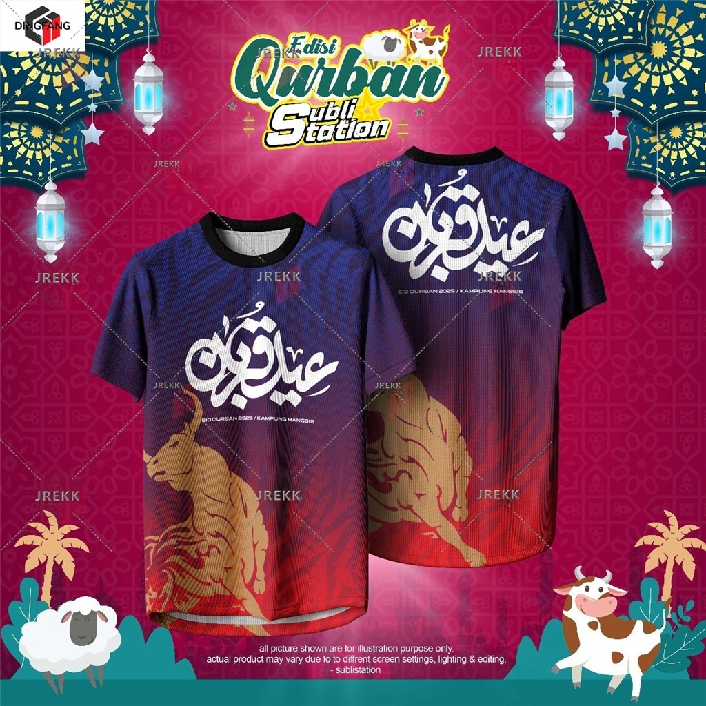 【FREE CUSTOM】SPECIAL LIMITED EDITION QURBAN BAJU CREW HARI RAYA KORBAN ...