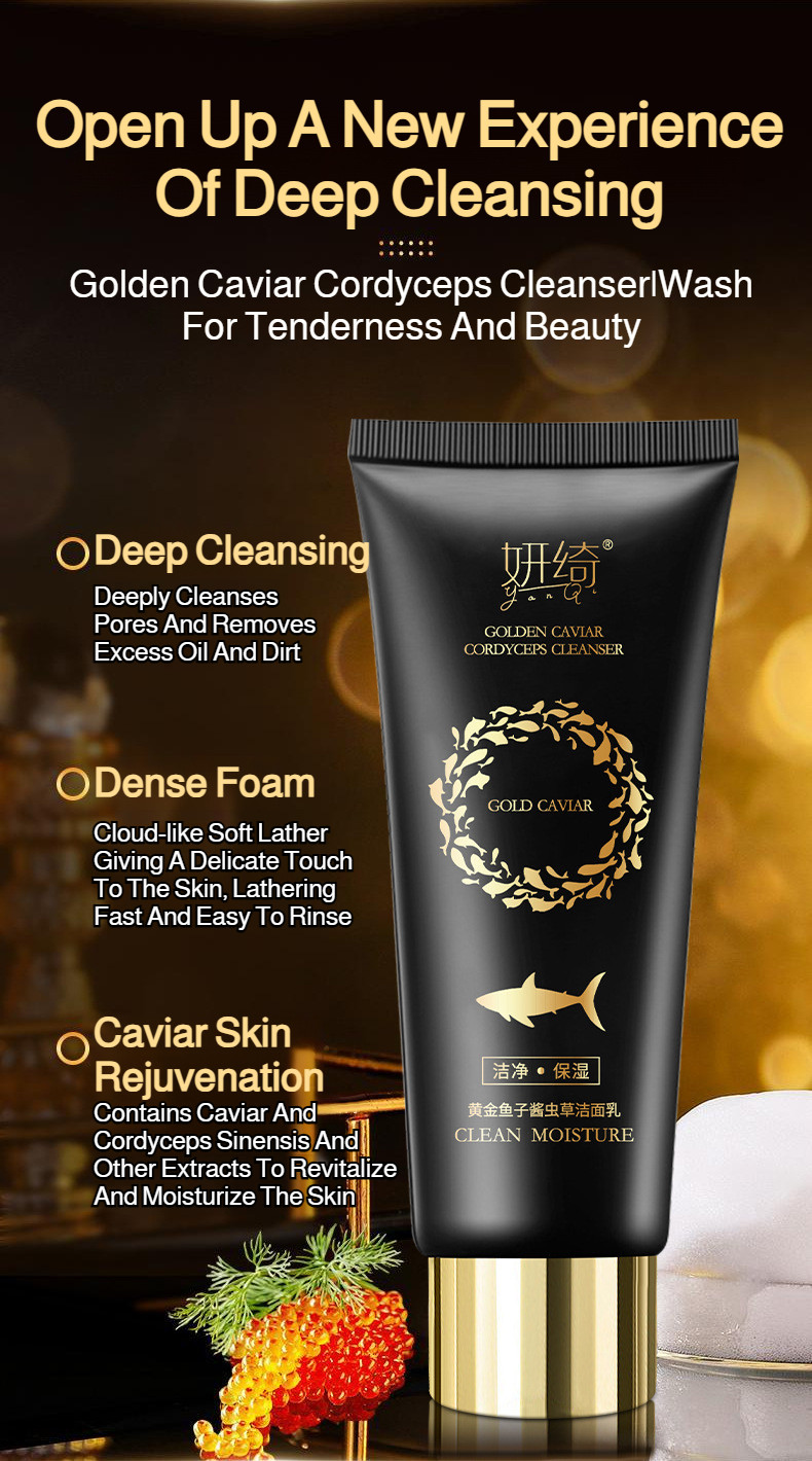 Peptide Firming Face Wash Cleanser Caviar WashOff Amino Acid Face Wash ...