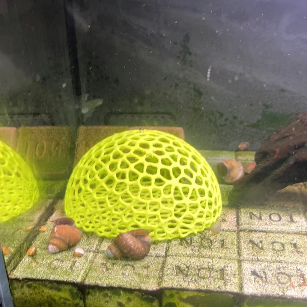 [Meow.Sensei] Hollow Fish Hide House Black Shell Hide Plastic Anti ...