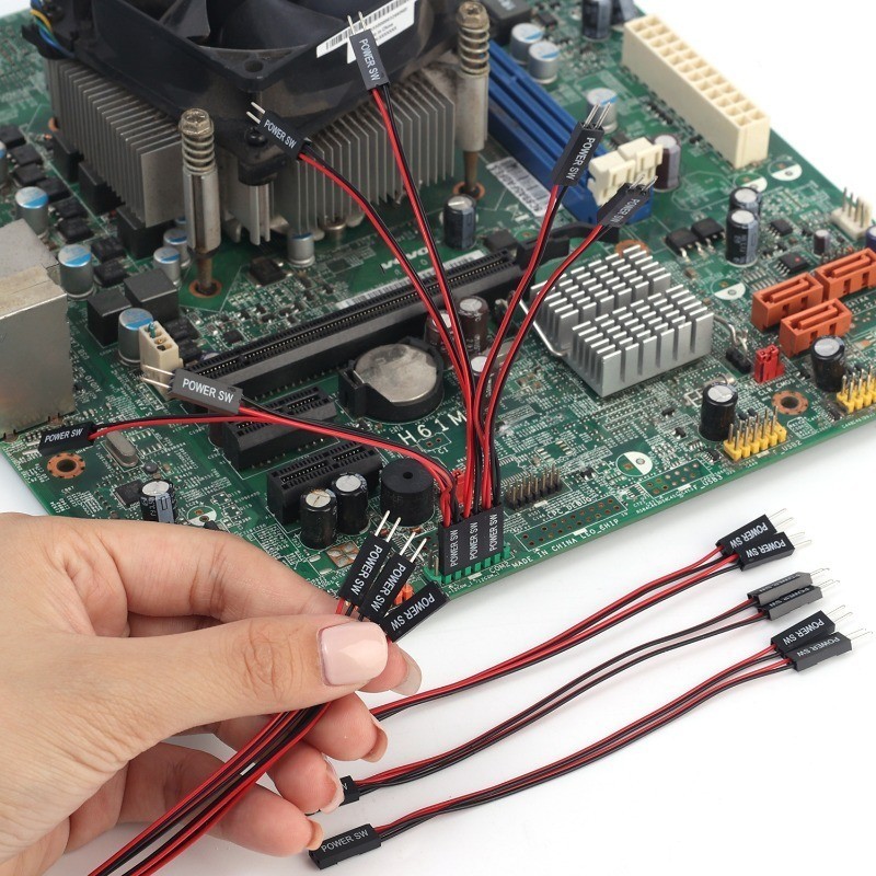 Heavy-Duty Dual Head Power Cord 13.5cm, 2-Port Simultaneous Charging ...