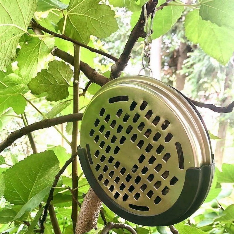 Outdoor Portable Fishing Mosquito Tray Metal Mosquito Coil Holders Iron ...