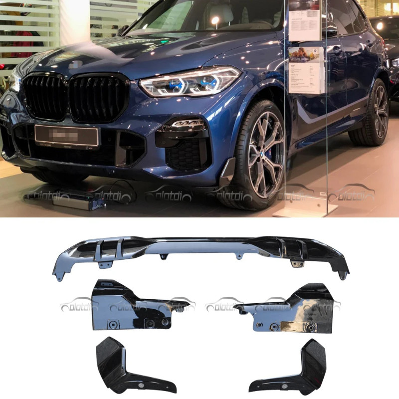 For BMW G05 X5 2019UP M Sport MP Style Carbon Fiber/ABS Front Splitters ...