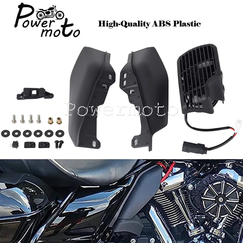 For Harley Touring FLHTCU FLHTKSE FLHTP FLTRK 2017-23 Cool Flow Fan W ...