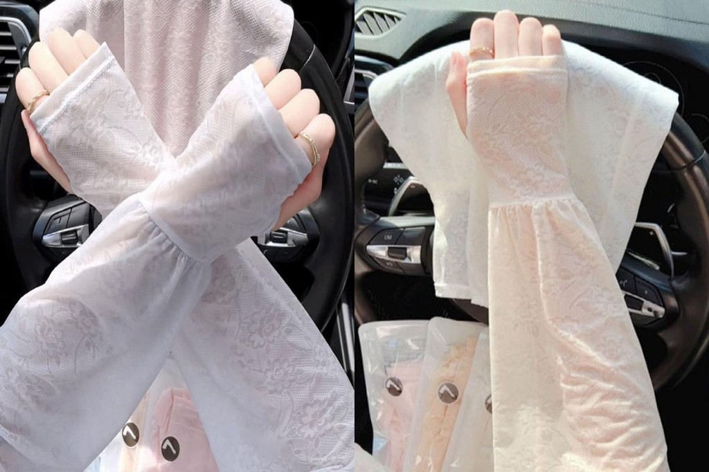 Fi Arm Cover with Floral Embroidery Photo Shoot Arm Accessory Floral ...