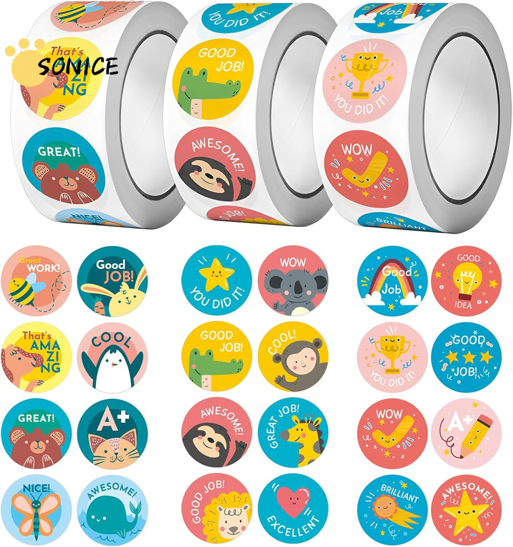 500PCS/1500PCS Teacher Stickers Classroom Stickers Motivational ...