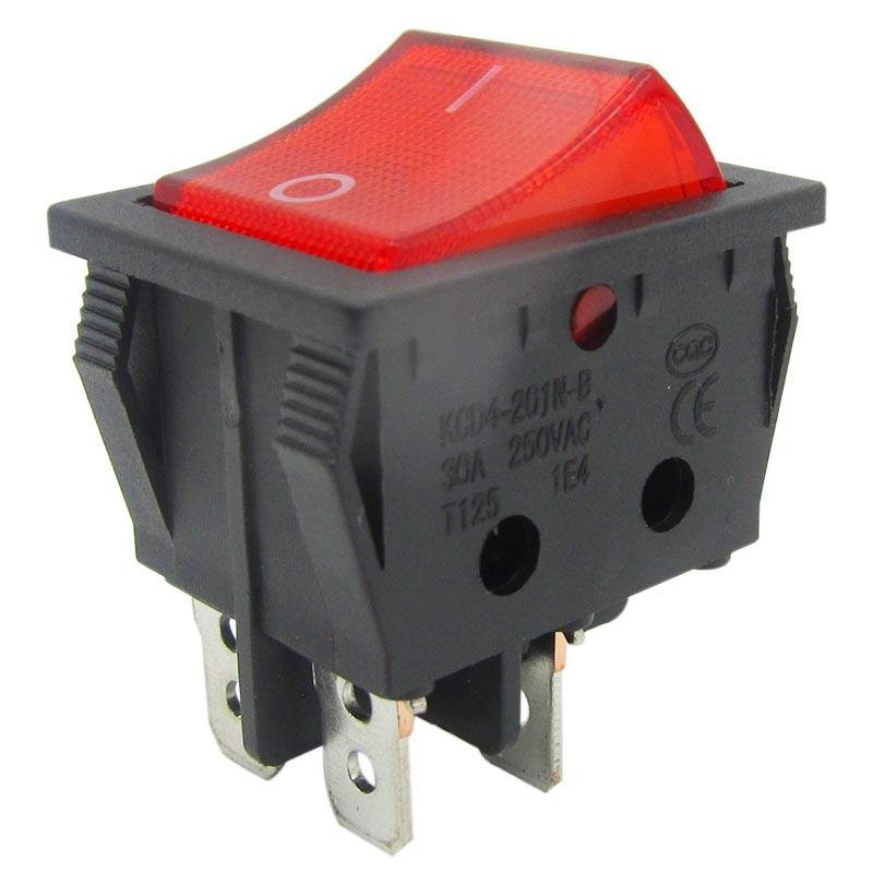 ♞30A High Power Welding Machine KCD4 with Rocker Switch 4 Pins 6 Pins 2 ...