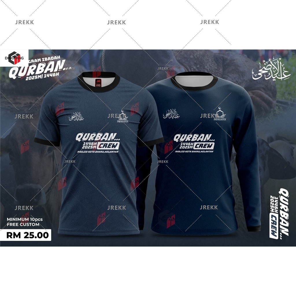 【READY STOCK】SPECIAL LIMITED EDITION QURBAN BAJU CREW HARI RAYA KORBAN ...