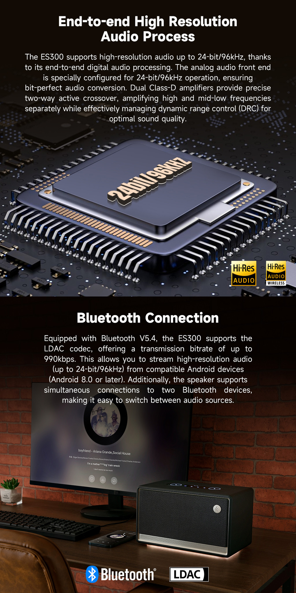 Edifier Portable Bluetooth 5.4 Hi-Res Audio Speaker With Wi-Fi ES300 | Shopee Malaysia