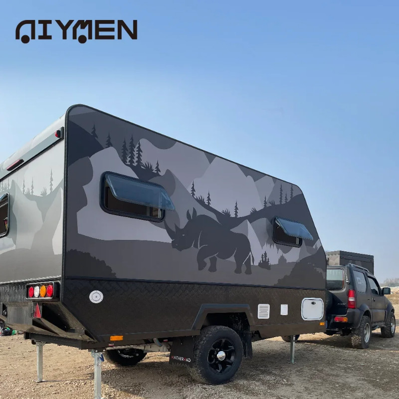 Mini Bunk Bed Hybrid Caravan Dual Axle Trailer Camper DIY Tent Roof Top ...