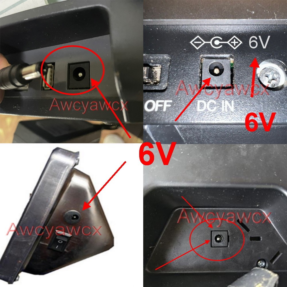6V 500mA 1000mA 1A AC DC charger adaptor For General Master Digital ...