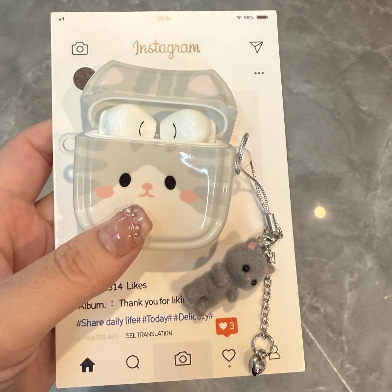 INS Cute Ocean Fish Star Pendant Case For Apple Airpods 1 2 Pro 3 Blue ...