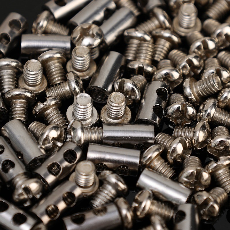 10/20/30Pcs Wire Rope Locking Device -Fixer Double Hole Chuck - Steel ...