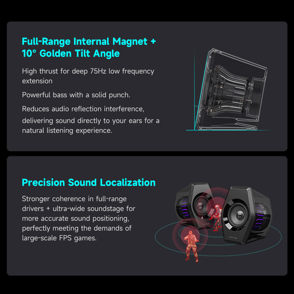 [Powerful Gaming Speaker] Edifier HECATE G2000 PRO 7.1 Surround Sound ...