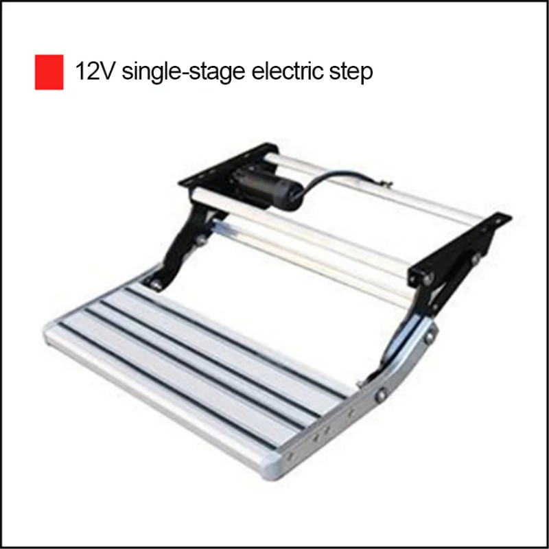 Motorhome Electric Step RV Trailer Single-layer Folding Manual Foot ...