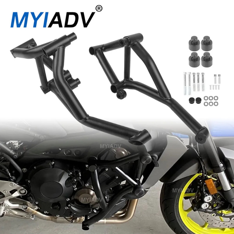 Motorcycle Engine Guard Bumper Crash Bar Stunt Cage For Yamaha MT-09 ...