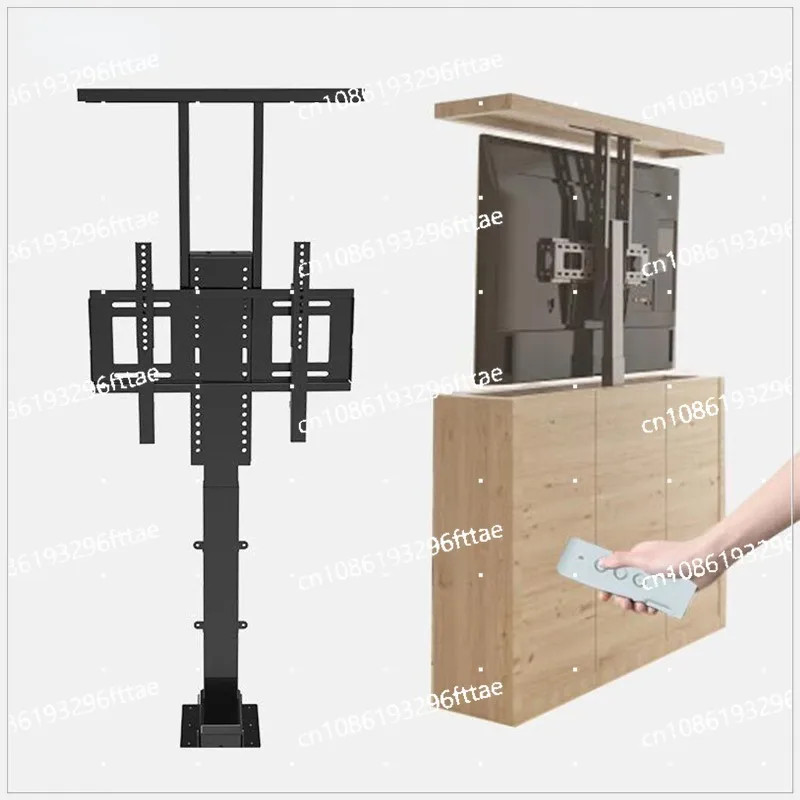 Display Remote Control Lifting LCD Monitor Elevator Electric 55-75 Inch ...