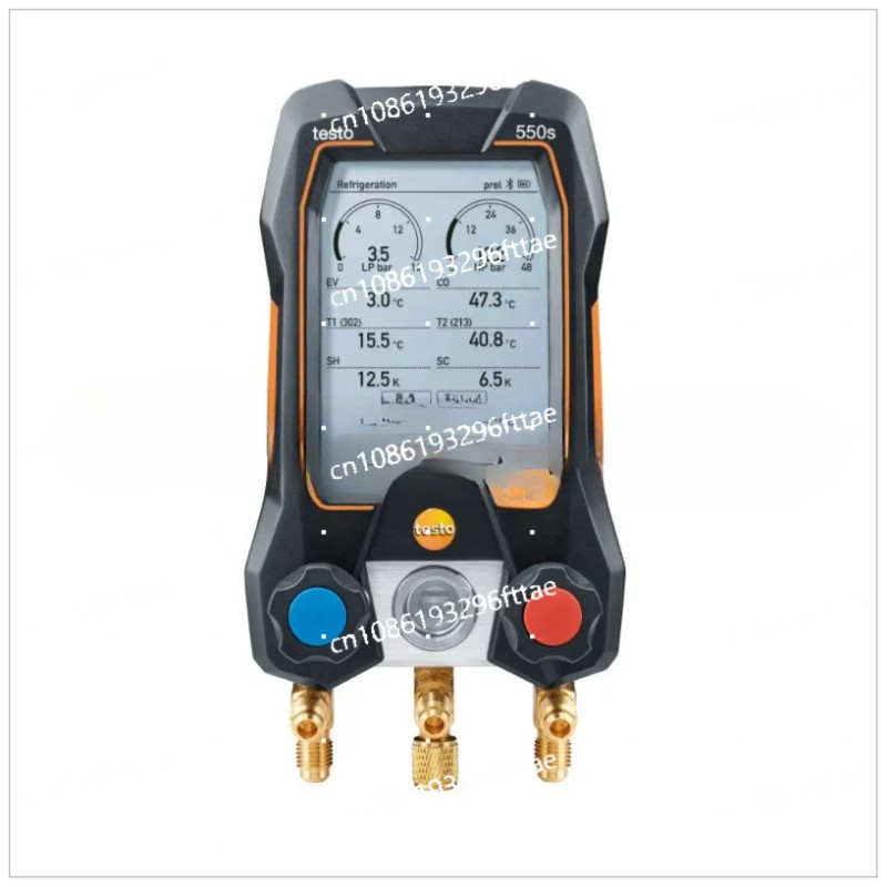 New Testo 550s/550 Basic Kit Smart Digital Manifold Gauge 0564 5501 ...