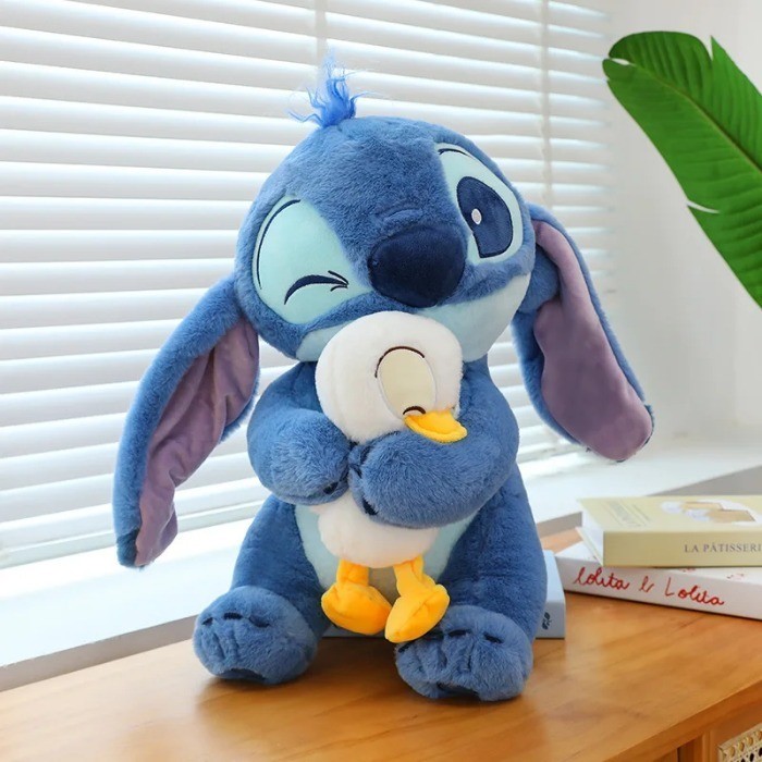 Cartoon Blue Stitch Doll Star Baby Kawaii Plush Toy Girl's Birthday ...
