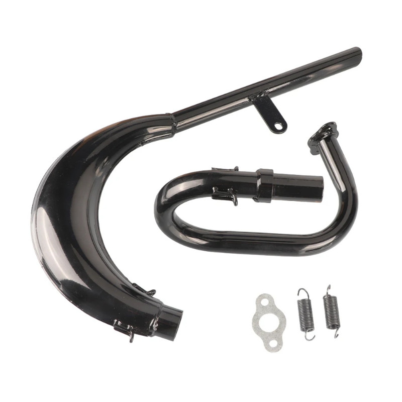 Split Pipe Exhaust Muffler For 2 Stroke 50cc 66cc 80cc 100cc Engine Gas ...