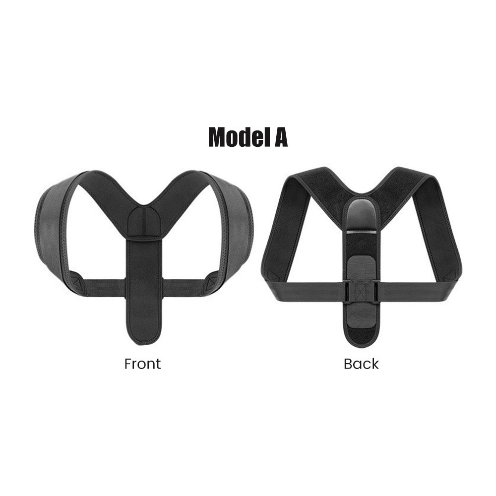 Back Posture Corrector Shoulder Brace Support Belt Adjustable Hunchback ...