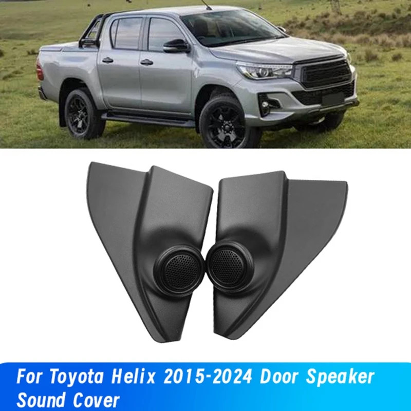 Left+Right Car Interiore Trim Loudspeaker Shell Door Stereo Cover For ...