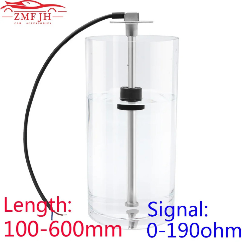 100-600mm Water Fuel Level Sensor Stainless Steel Fuel Sending Unit ...