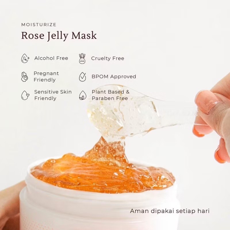 For Oily & Dry Skin｜Eileen Grace Moisturize Rose Jelly Mask Deep ...