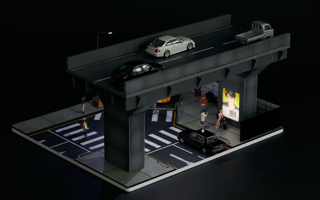 You&Car 1/64 CITY BRIDGE OVERPASS Diorama | Shopee Malaysia