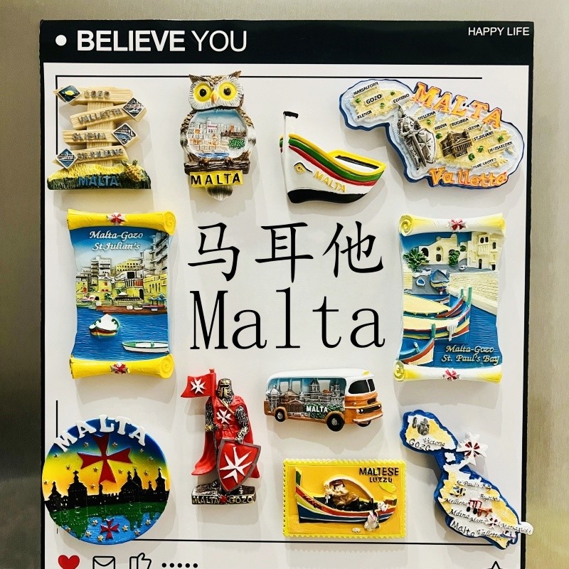 【Shipment within 24 hours‌】 Kulkas magnet cenderamata pelancongan 2025 ...
