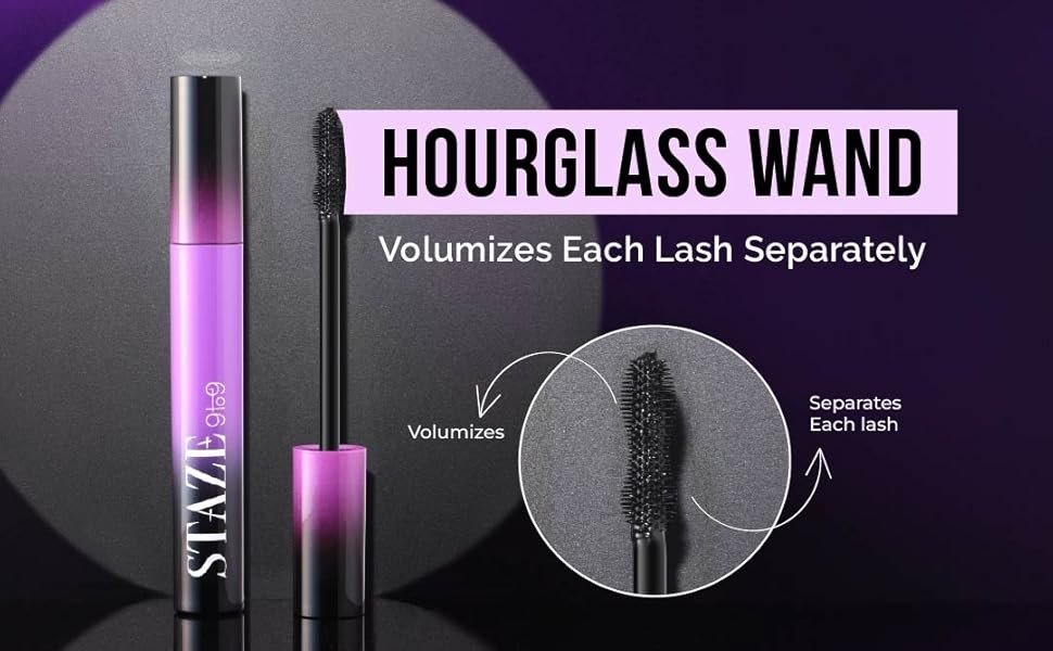 Staze 9to9 All Eyes On You Tubing Waterproof Mascara - Black Color (5ml ...