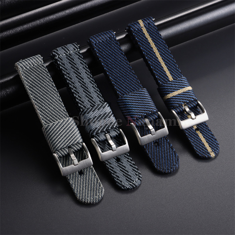 20mm 22mm Nylon Woven NATO Watch Strap High Quality Canvas Watchband ...