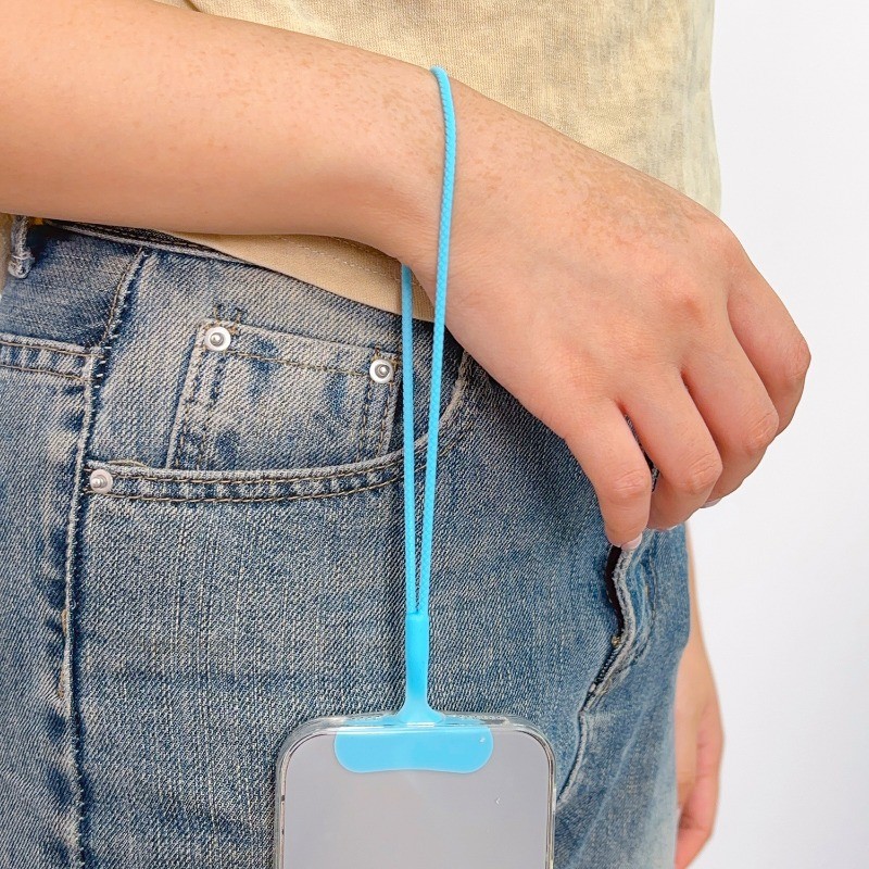 Safe Sturdy Silicone Phone Strap Clips - Comfortable Stable Integrated ...