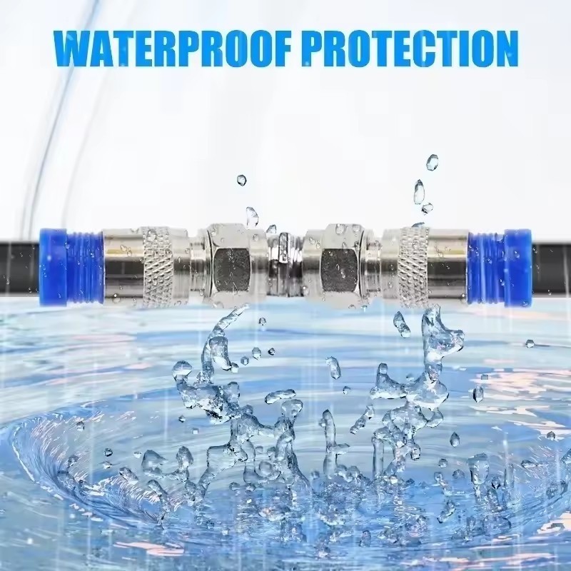 5/20pcs RG6 Compression Connectors - Coaxial Cable Waterproof ...