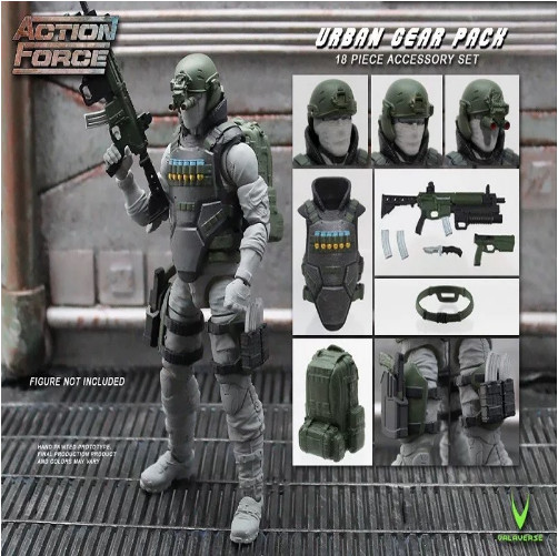 VALAVERSE 1/12 Action Force Urban Gear Pack（Not Included Figure） | Shopee Malaysia