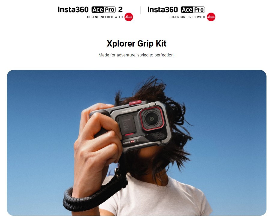 Insta360 Xplorer Grip Kit | Explorer Tilta Handle Street Photography ...