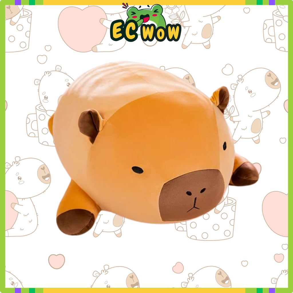 Capybara plush capibara bantal capybara comel capybara plushie patung ...